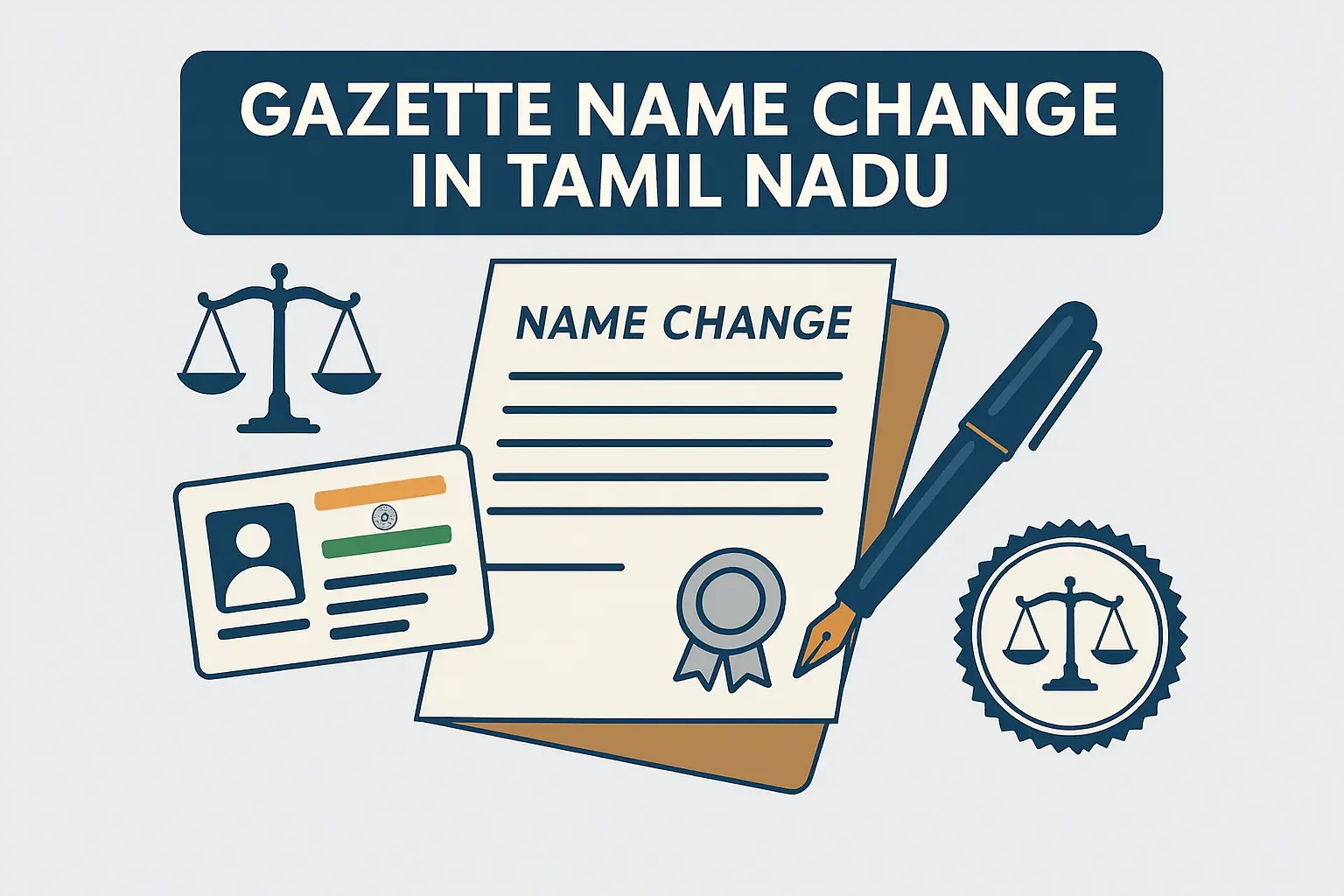 Online Gazette Name Change in Tamil Nadu – Legal Process Starting at ₹999