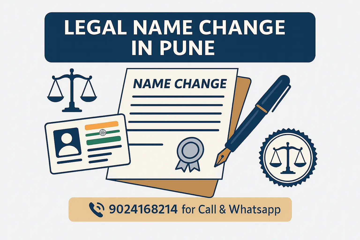 Online Gazette Name Change in Pune – Legal Process Starting at ₹999